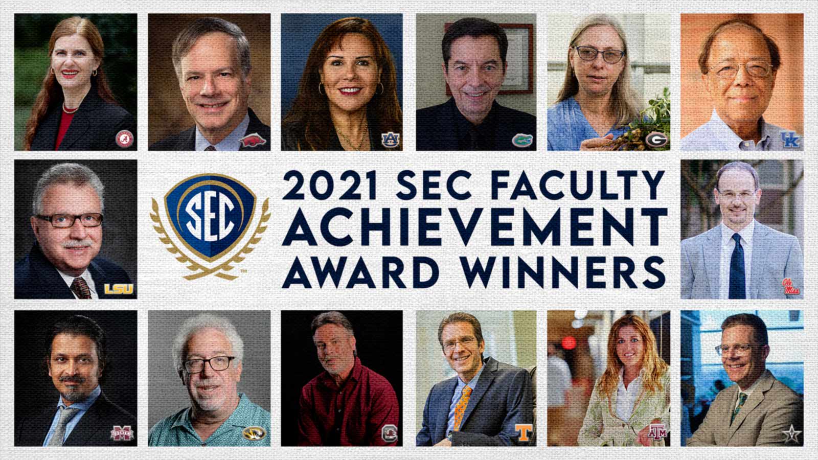 SEC Uses Athletics Platform to Celebrate, Support Conference Member Faculty